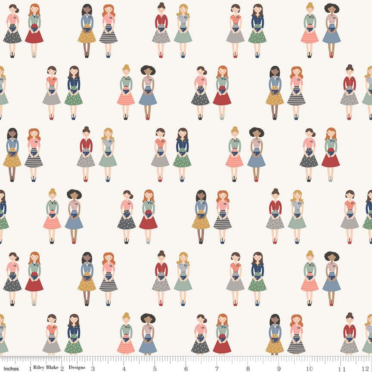 Called to Serve- C9293 Cream Sister- 1/2 Yard Increments Cut ...