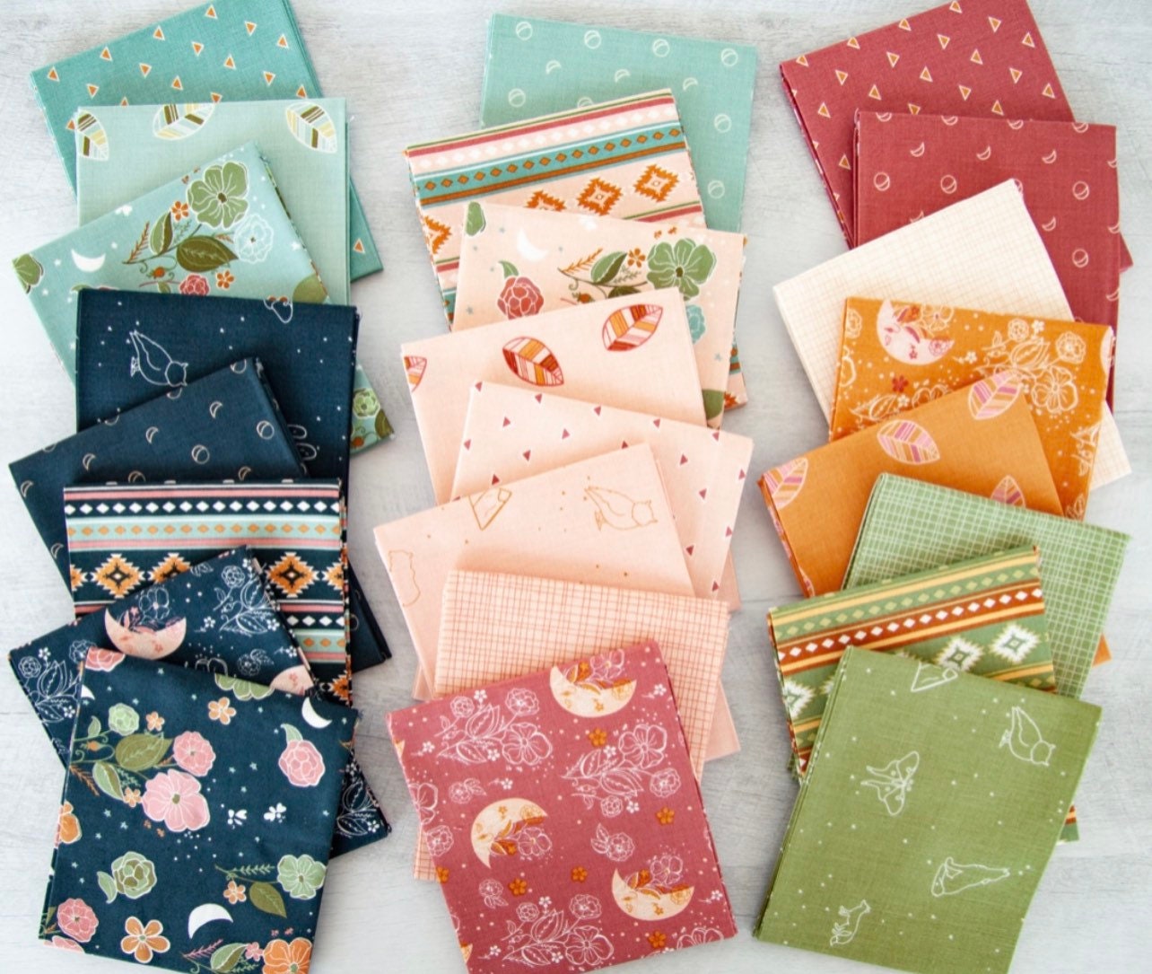 Beneath the Western Sky - 1/2 Yard Bundle (7 Fabrics) by Gracey Larson ...
