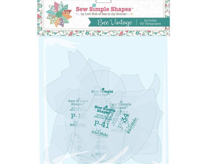 Sew Simple Shapes Bee Vintage Templates by Lori Holt for Riley Blake ...