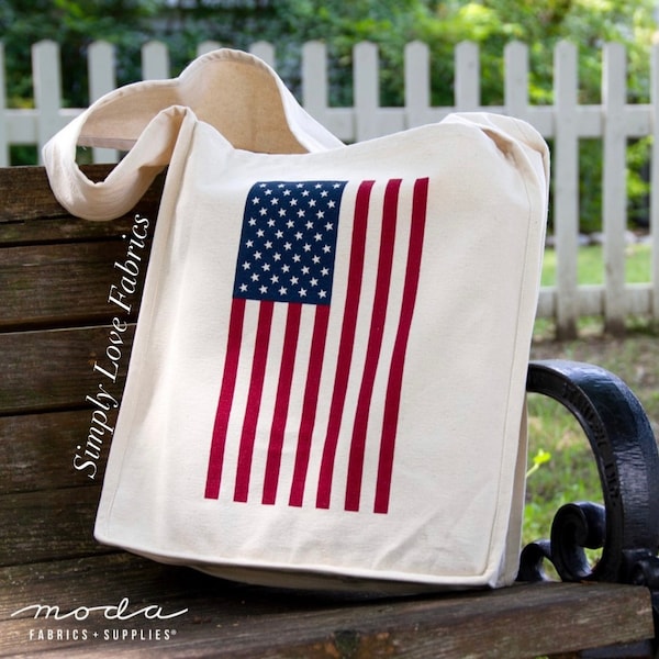 Flag Tote - Etsy
