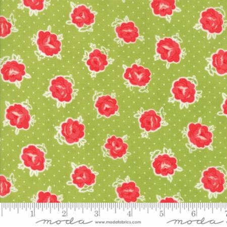 Smitten by Bonnie and Camille for Moda - 55177-16 Green Lovely - 1/2 ...