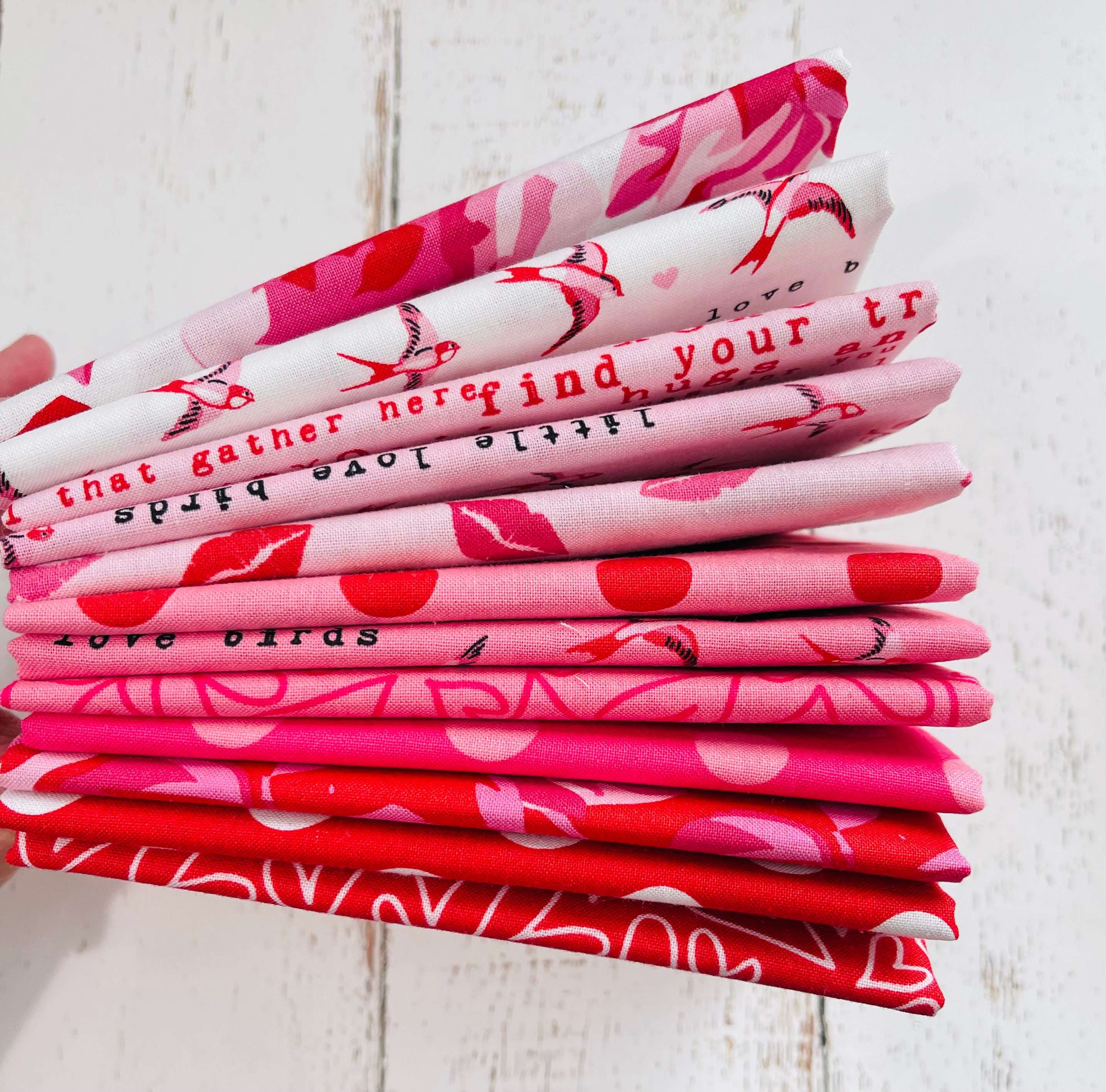 Sending Love - 1/4 Yard Bundle (12 Fabrics) by My Mind's Eye for Riley ...