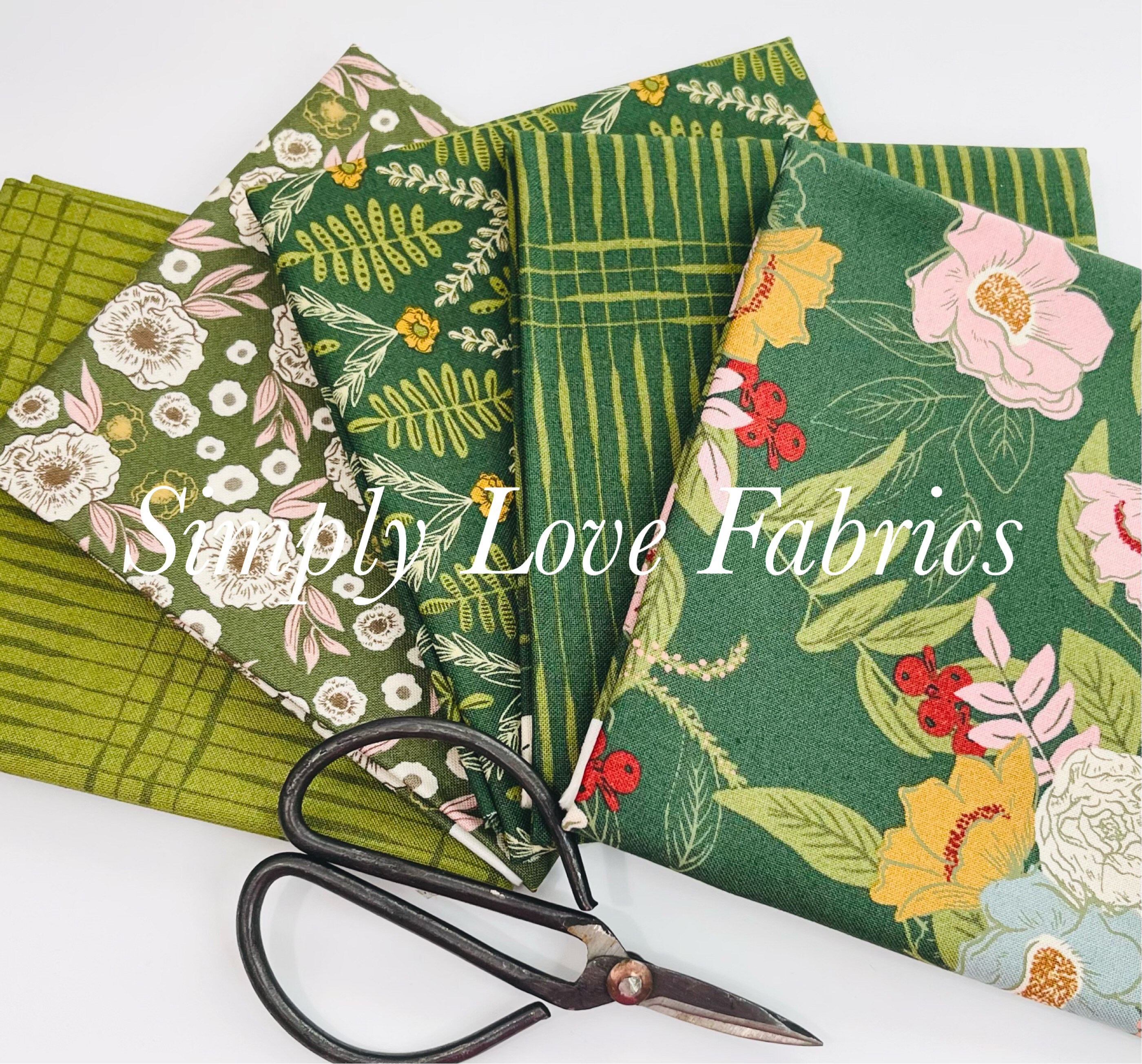 Slow Stroll- Fat Quarter Bundle (4 Cream Fabrics) Fancy that Design ...