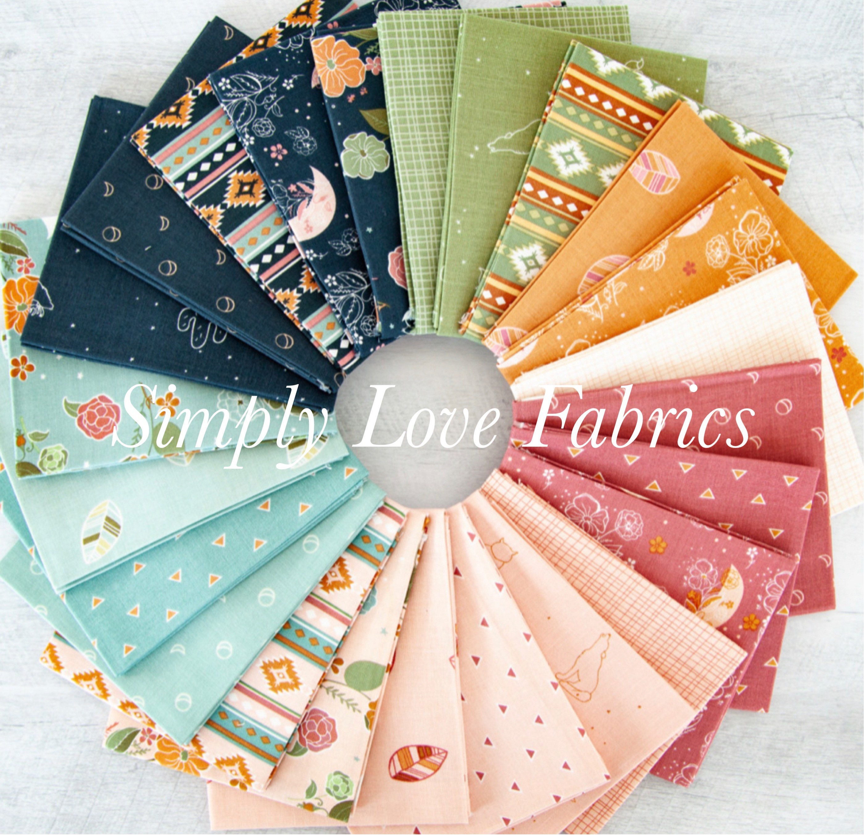 Beneath the Western Sky - 1/2 Yard Bundle (7 Fabrics) by Gracey Larson ...