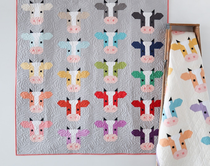 Annabelle Quilt Pattern by Cotton and Joy CJ-126 Finished Throw Size 66 ...