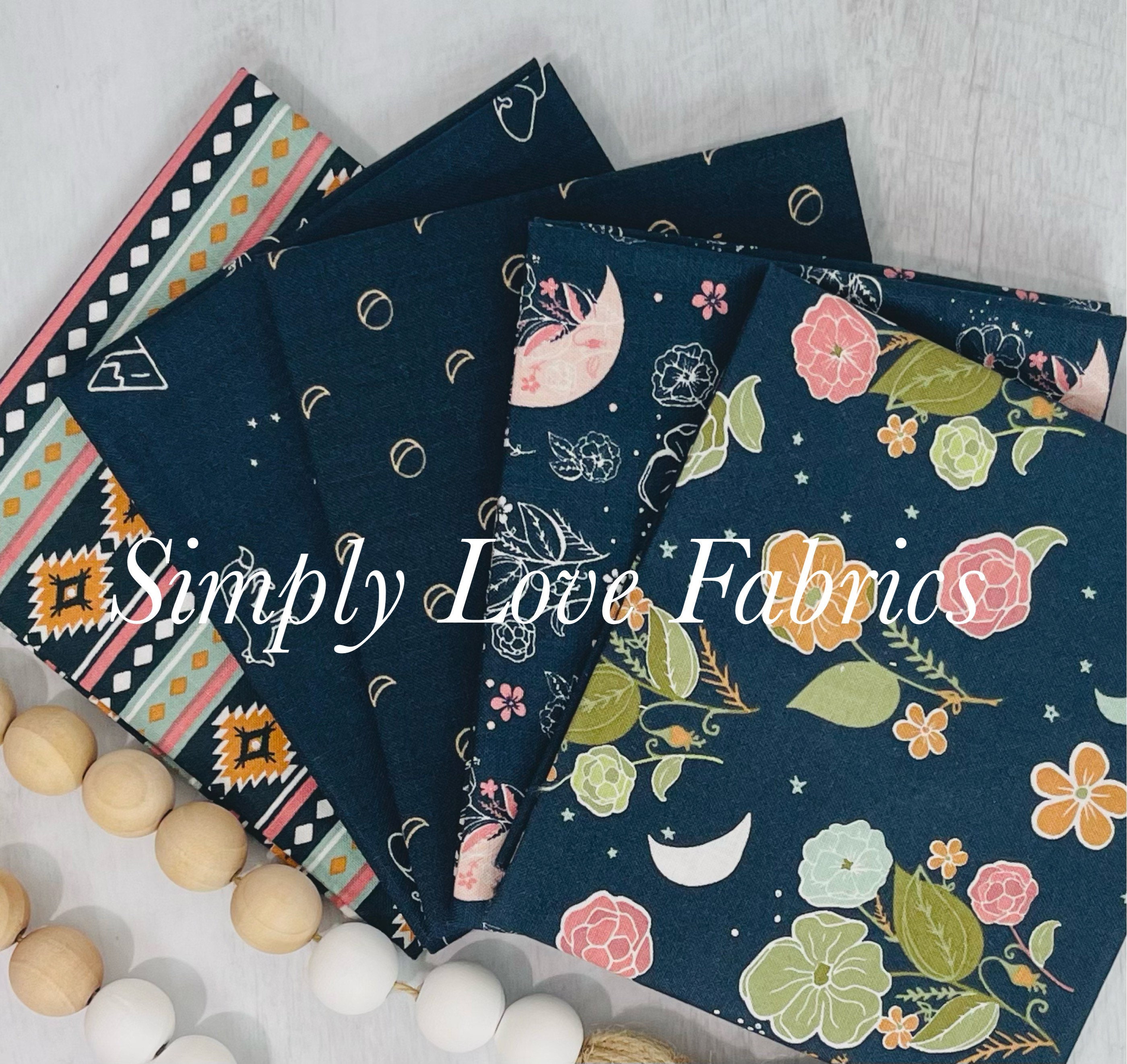 Beneath the Western Sky - Fat Quarter Bundle (6 Pink/Orange Fabrics) by ...