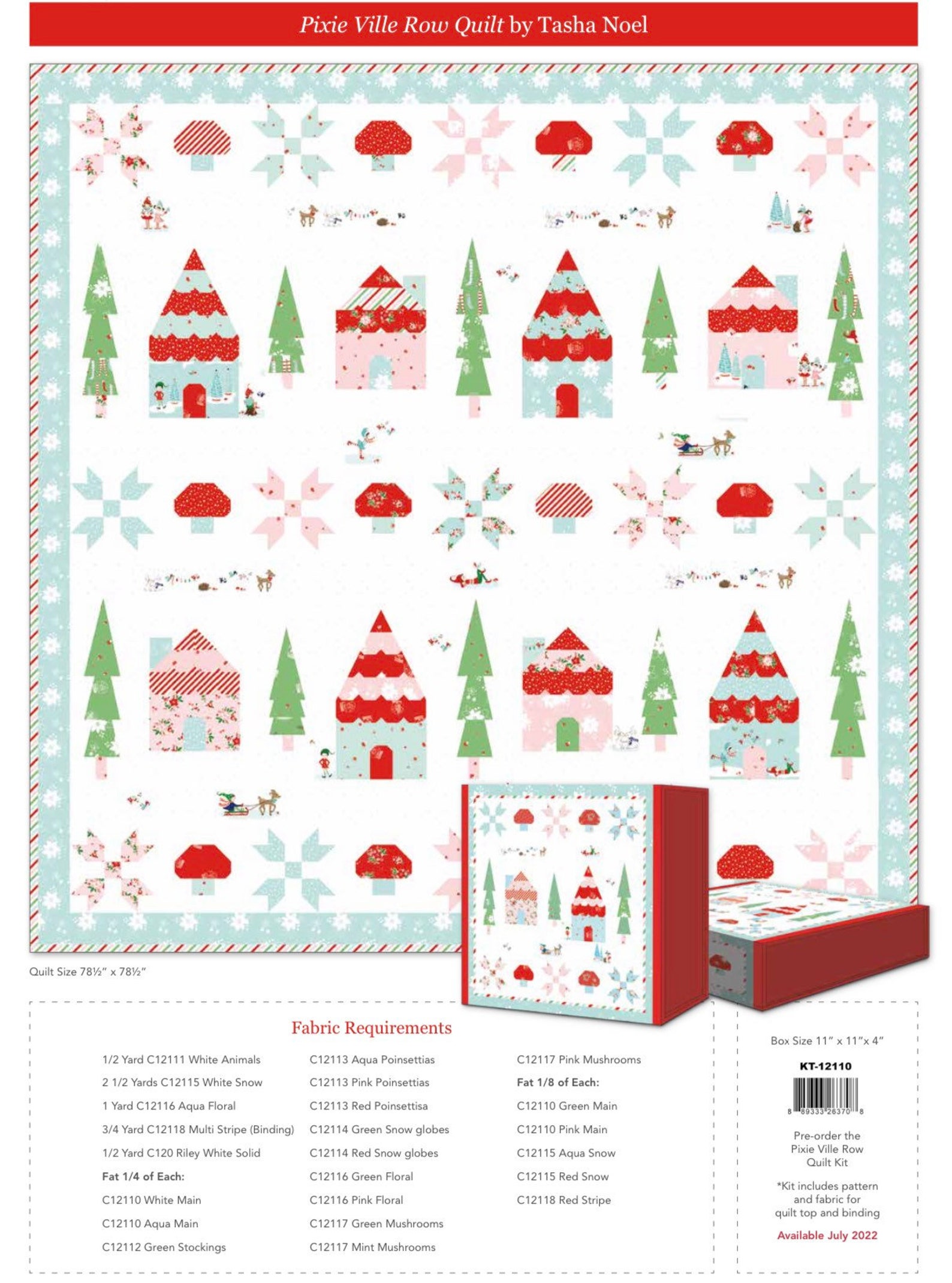 Pixie Noel 2 1/2 Yard Increments Cut Continuously C12110 | Etsy