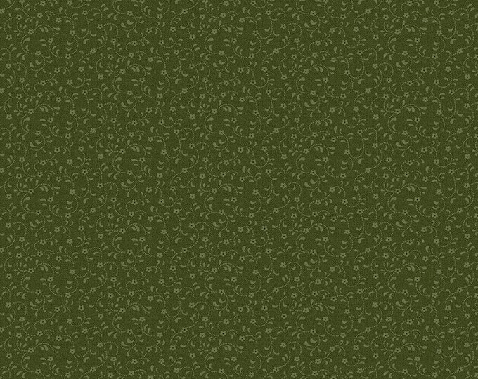 Floret - Fat Quarter (C675 Chive) by Gerri Robinson of Planted Seed ...