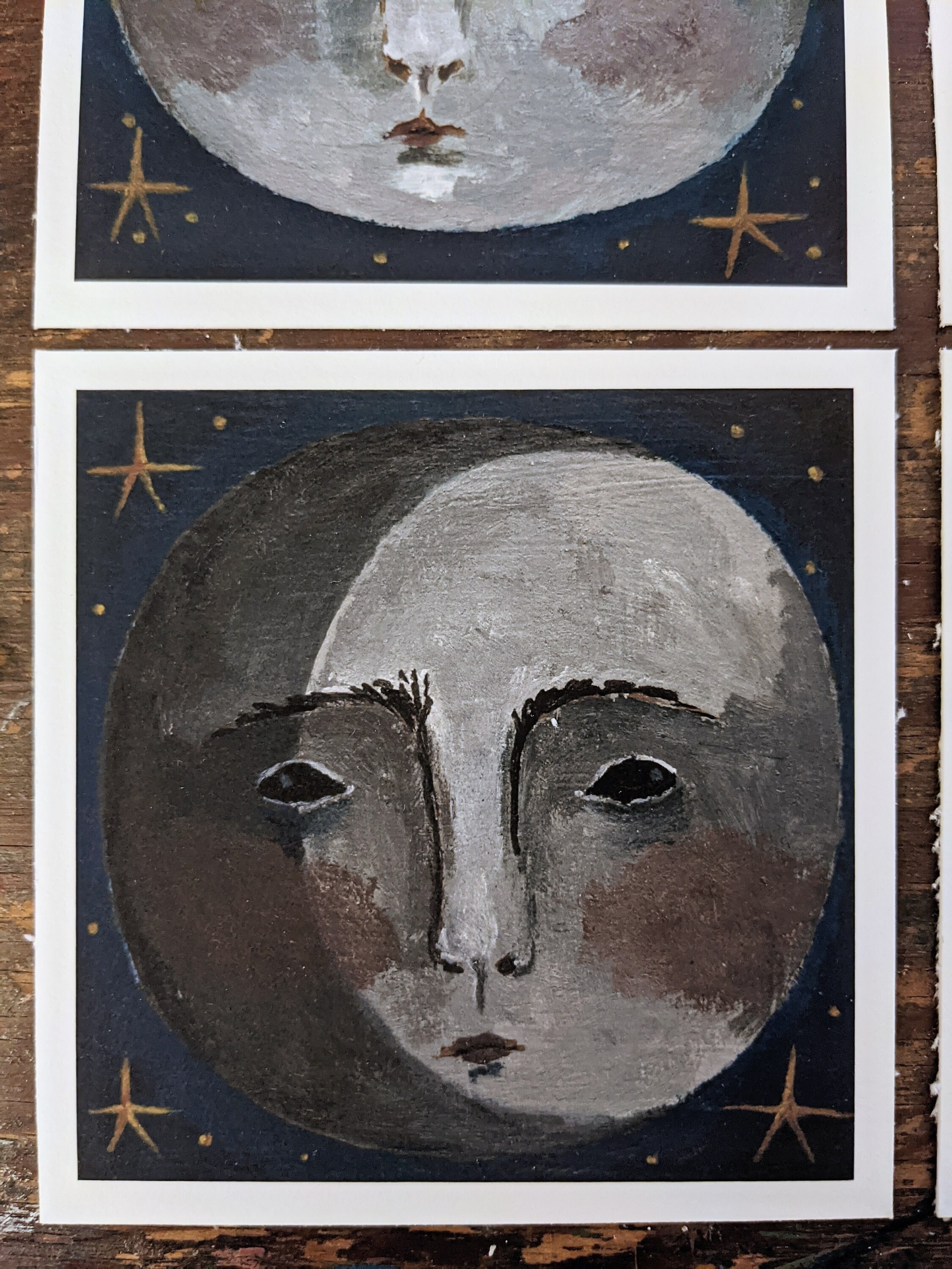 Moon Phases Small Fine Art Print Set - Etsy