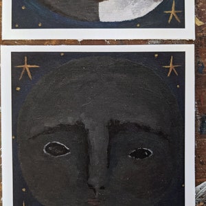 Moon Phases Small Fine Art Print Set - Etsy
