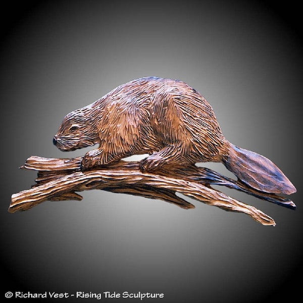 Beaver Sculpture - Etsy