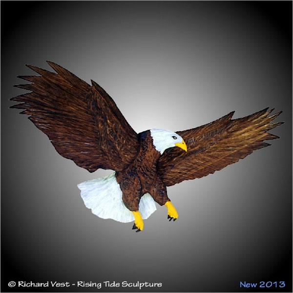 Eagle Wood Carving - Etsy