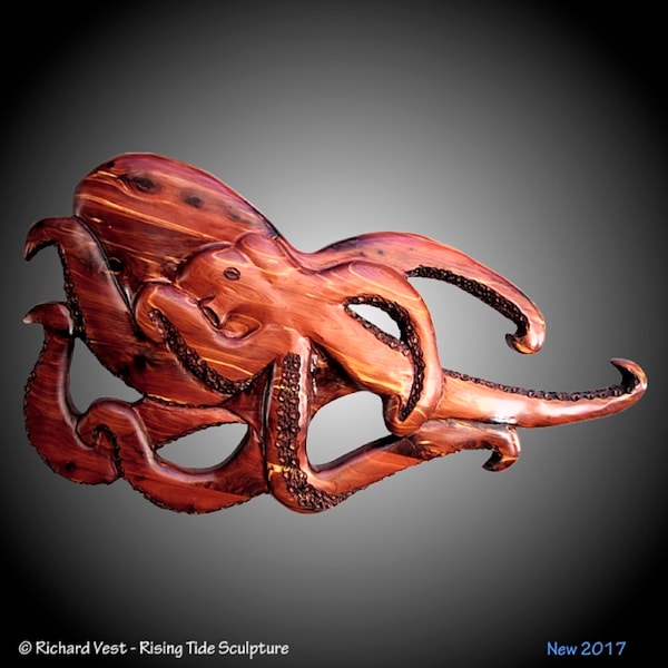Wooden Octopus - Etsy
