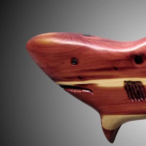 Great White Shark Wall Carving - Etsy