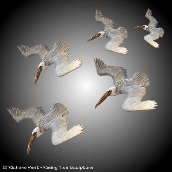 Wood Pelican - Etsy