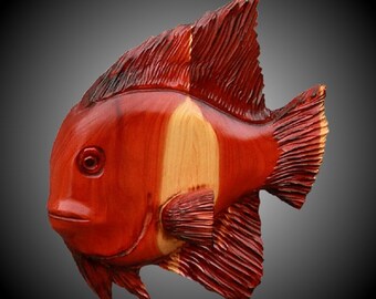 Fish Carving on Stand - Etsy