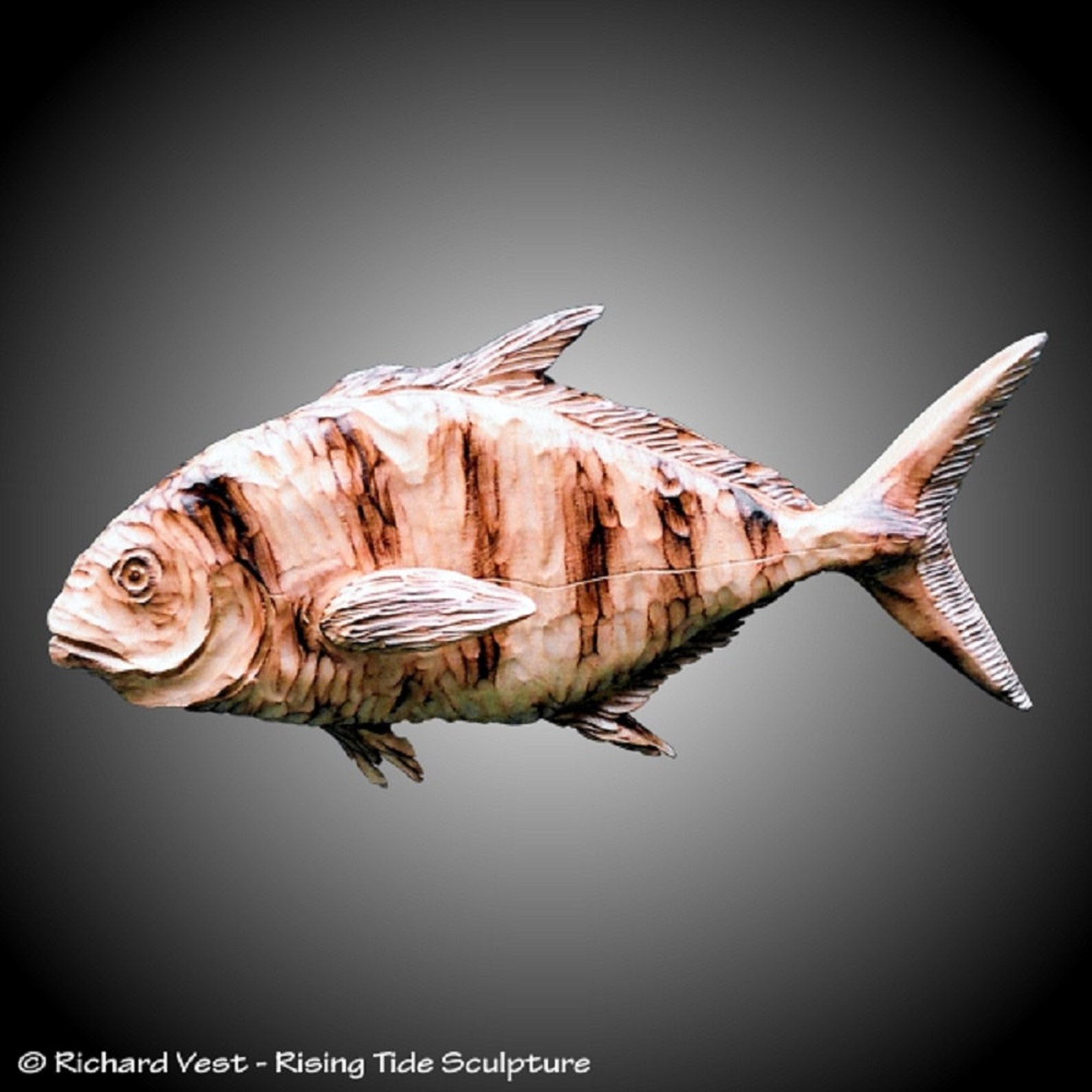 Yellow Jack Fish Wall Carving - Etsy