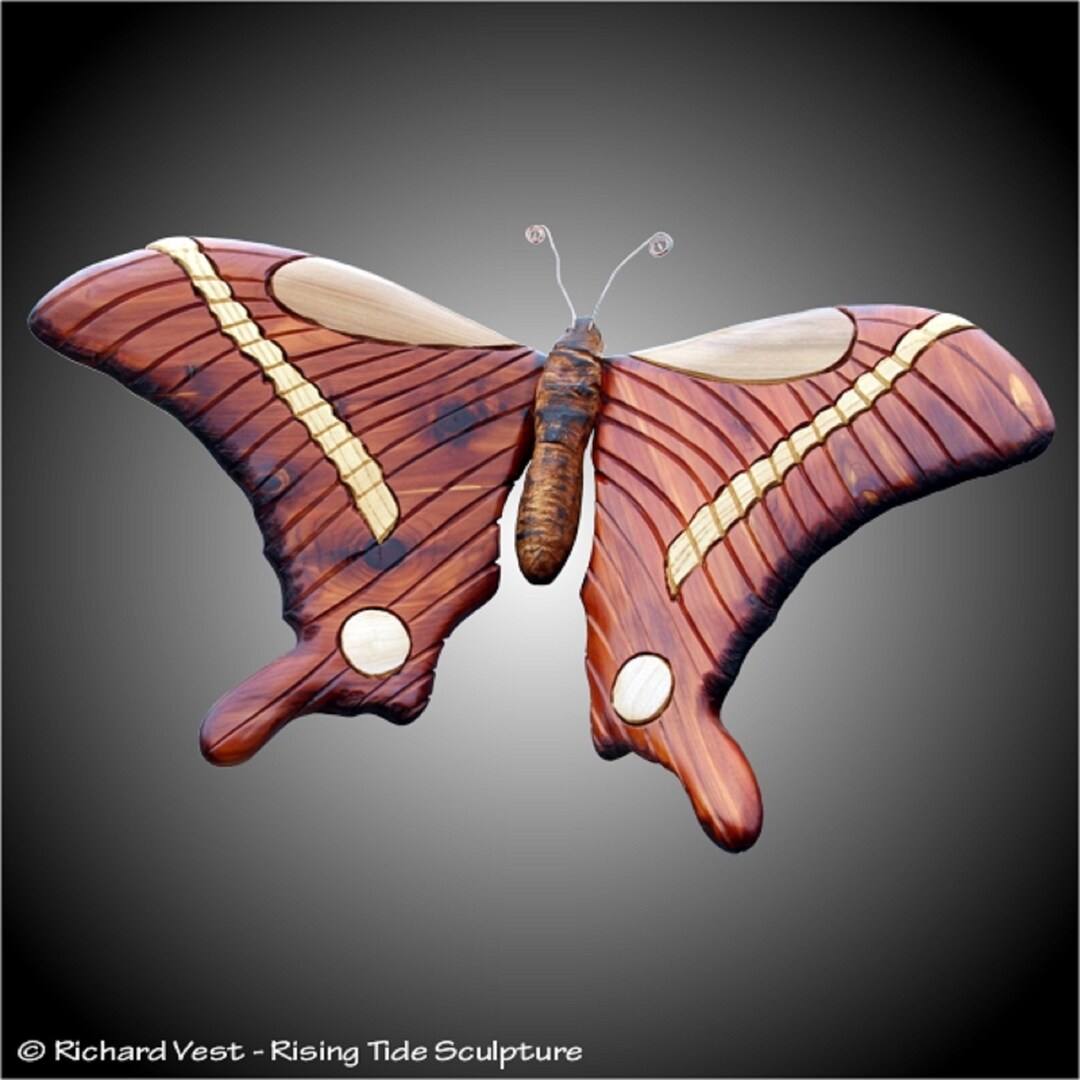 Butterfly Version 4 Wall Carving - Etsy