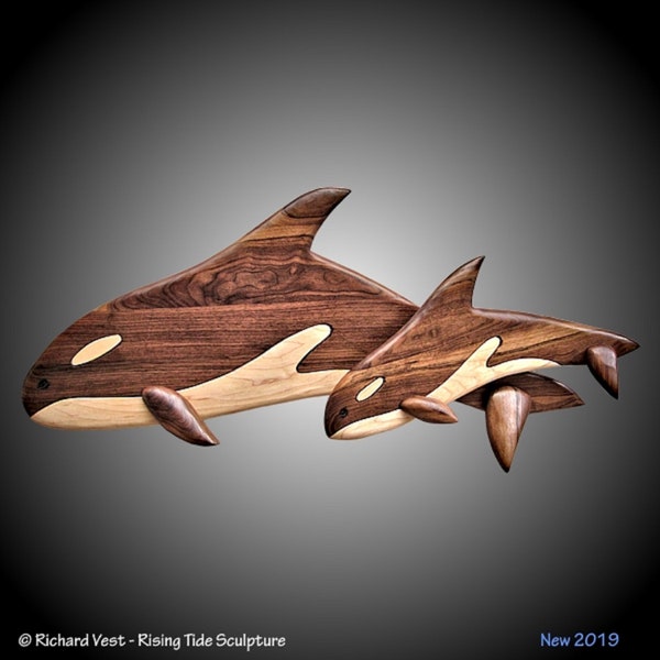 Orca Wood Carving - Etsy