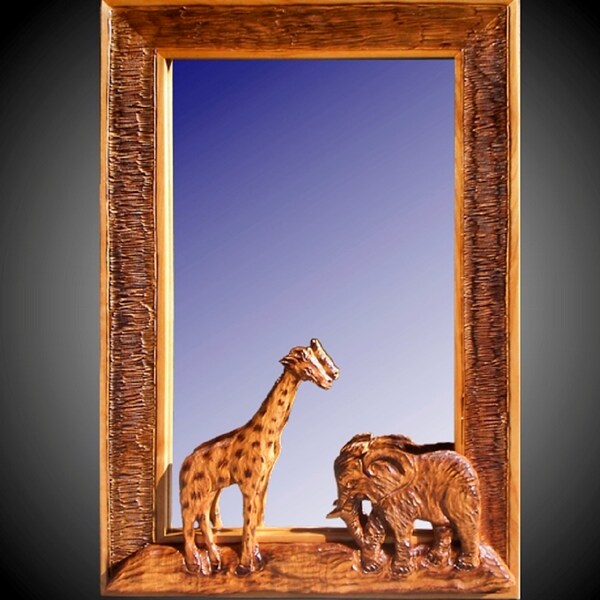 Sea Turtle Wall Mirror Carving - Etsy