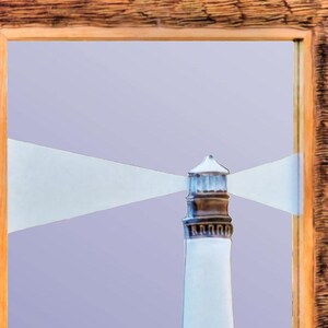 Vertical Lighthouse Mirror Wall Carving - Etsy