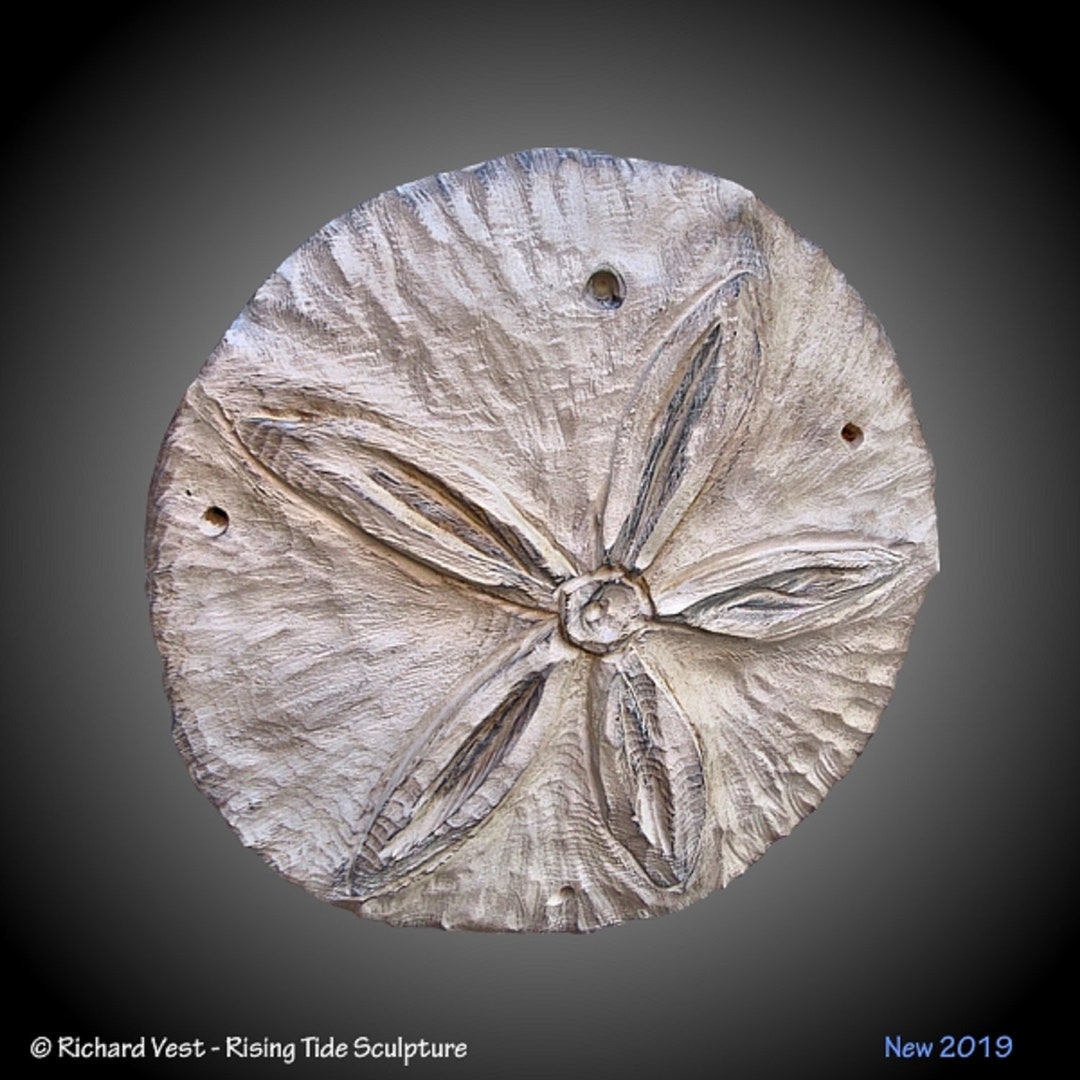Large Sand Dollar Wall Carving - Etsy