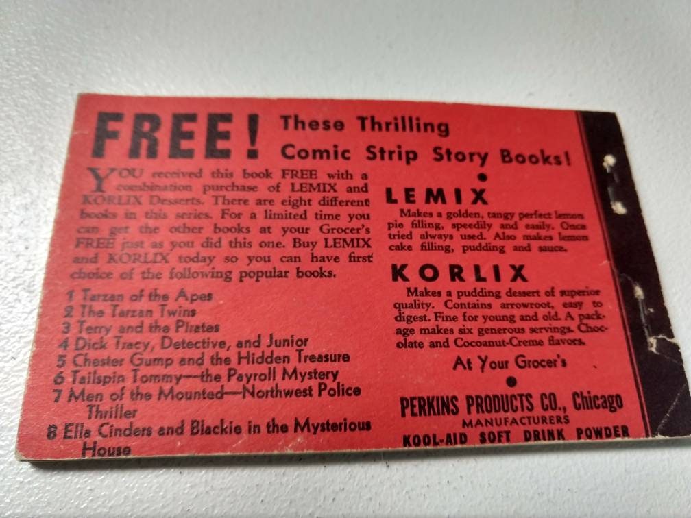 Chester Gump Finds the Hidden Treasure. by Sidney Smith 1934 Whitman ...