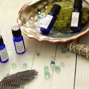 Complete Elemental Essential Oil Blend Set / Aether / Air / Water / Earth / Fire / Spiritual ...