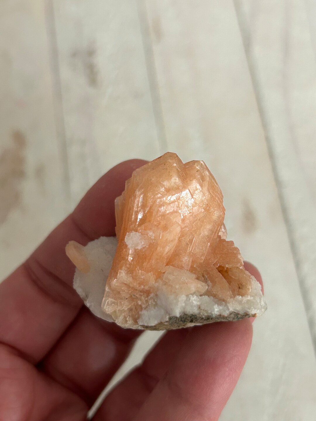 Deep Peach Stilbite Mini Cluster Gemmy Peach Stilbite Top Grade Cluster ...