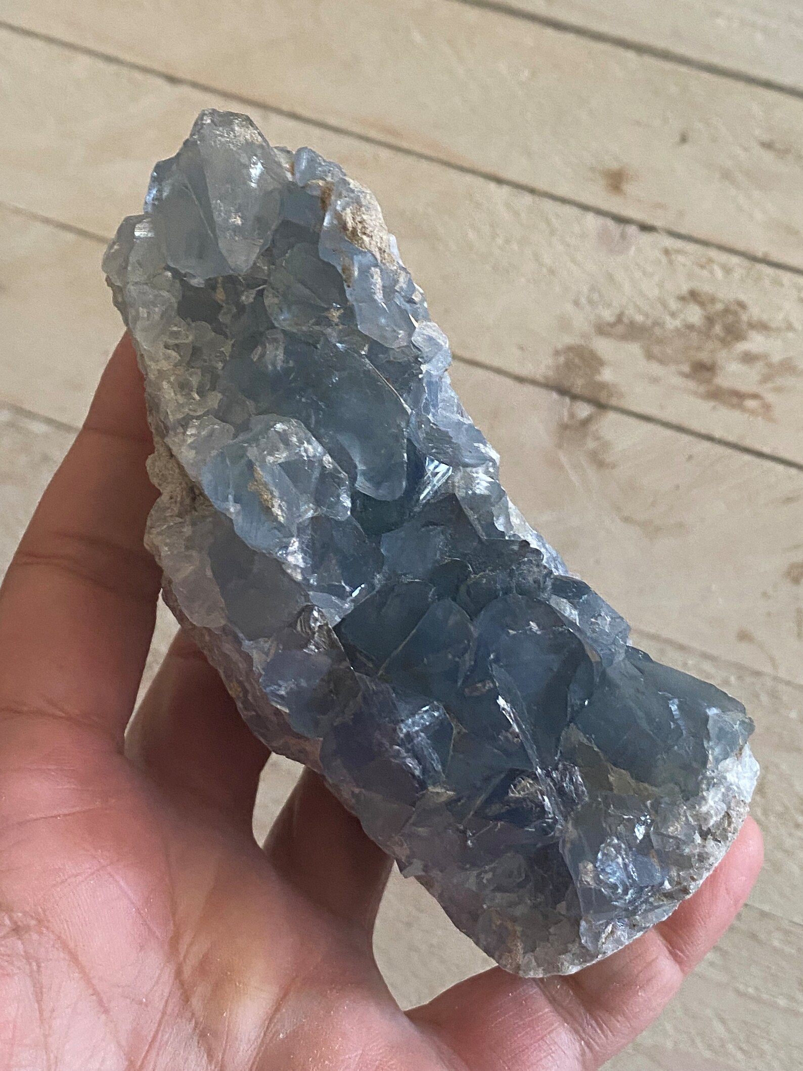 Nice Celestite Cluster Light Blue Throat Chakra Crystal Box 44* - Etsy