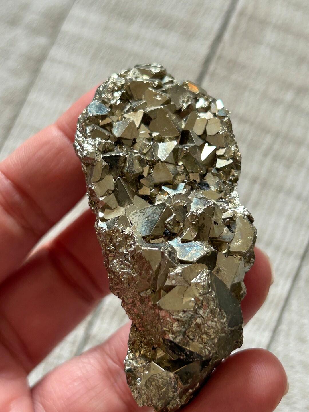 Octahedral Pyrite Peruvian Pyrite Pyramidal Formation Rare Pyrite - Etsy