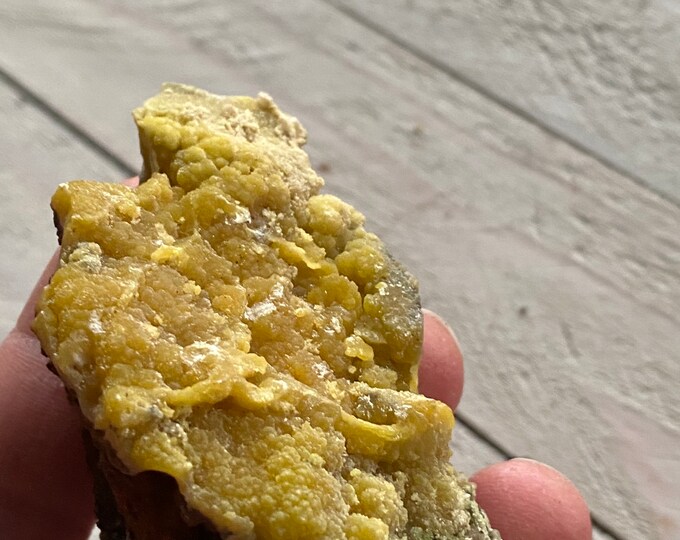 Rare Botryoidal Mimetite Sparkly Yellow Mimetite Large Mimetite Cluster ...