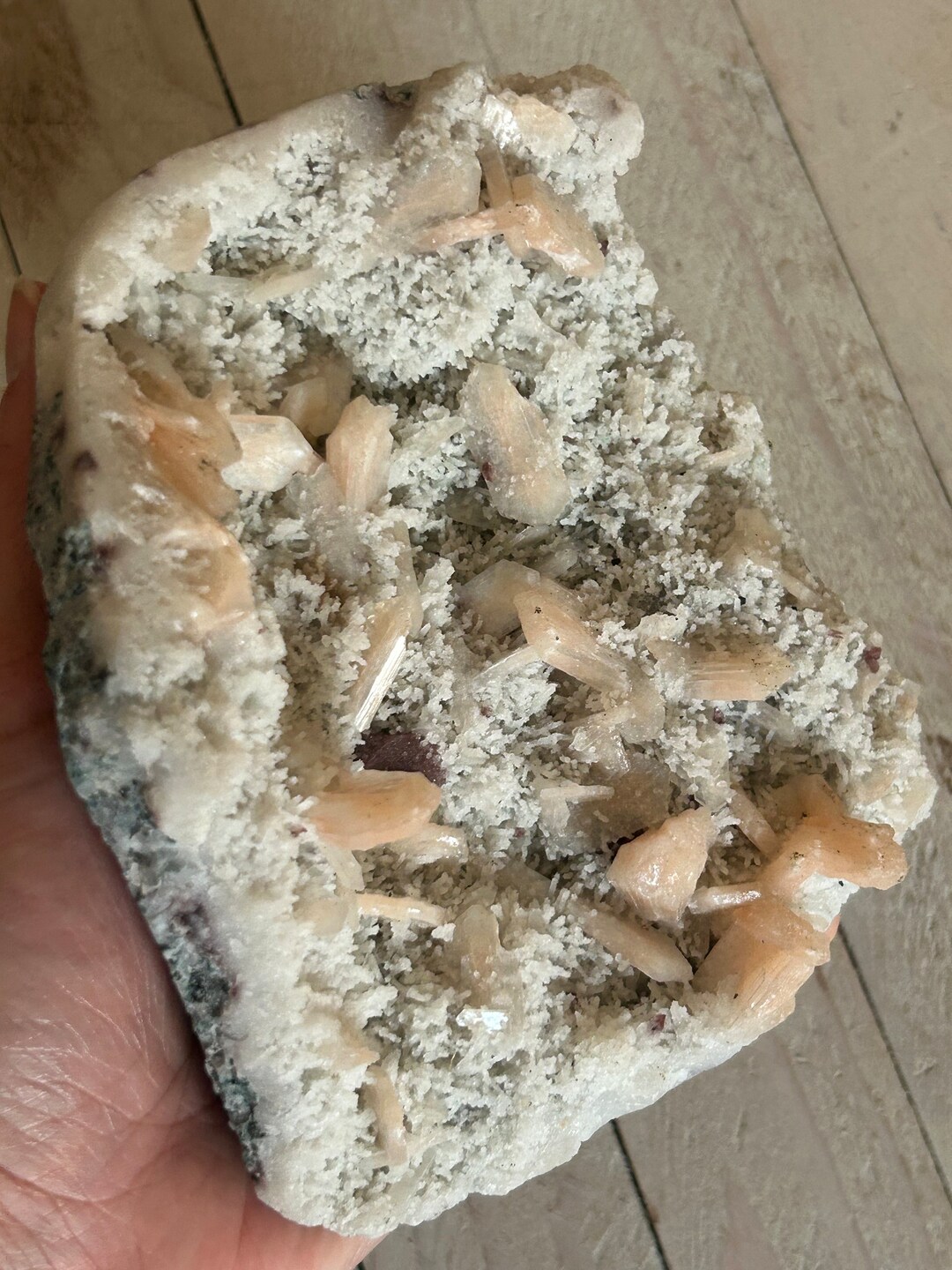 Rare Combination Chalcedony Stilbite and Heulandite Matrix Large ...