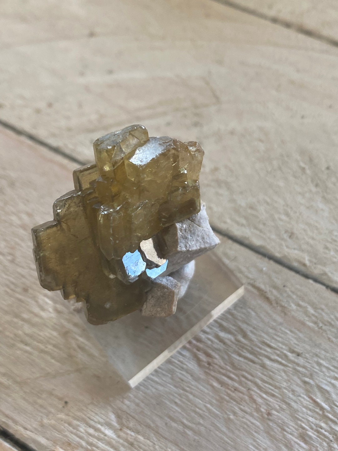 Top Grade Golden Barite Thumbnail Specimen Great Yellow Baryte Crystal ...