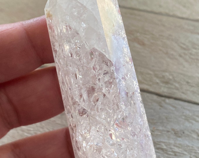 Crackle Quartz Tower Fire and Ice Quartz Tower Quartz Generator Quartz ...