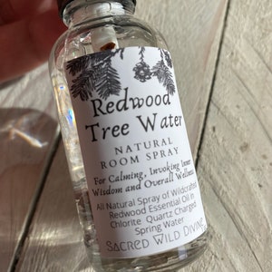 LIMITED STOCK Redwood Tree Water Organic Essential Oil Spray Organic ...