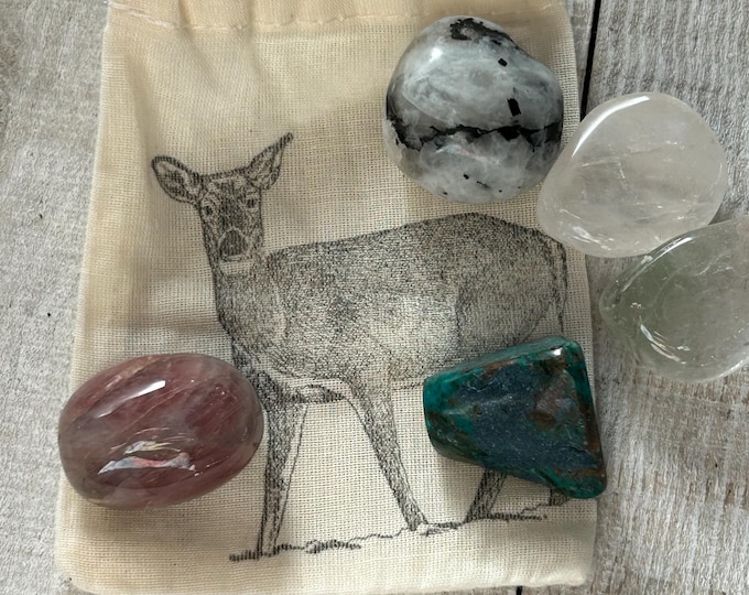 Deer Totem Deer Medicine Crystal Earth Medicine Animal Totem - Etsy