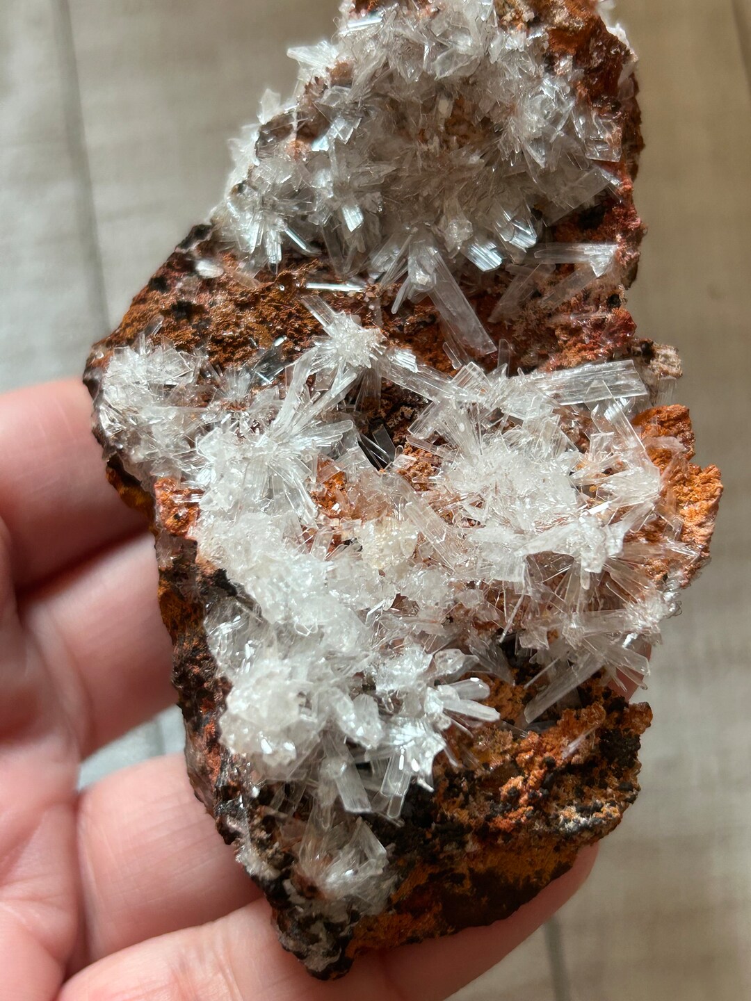 Hemimorphite on Limonite Matrix - Etsy