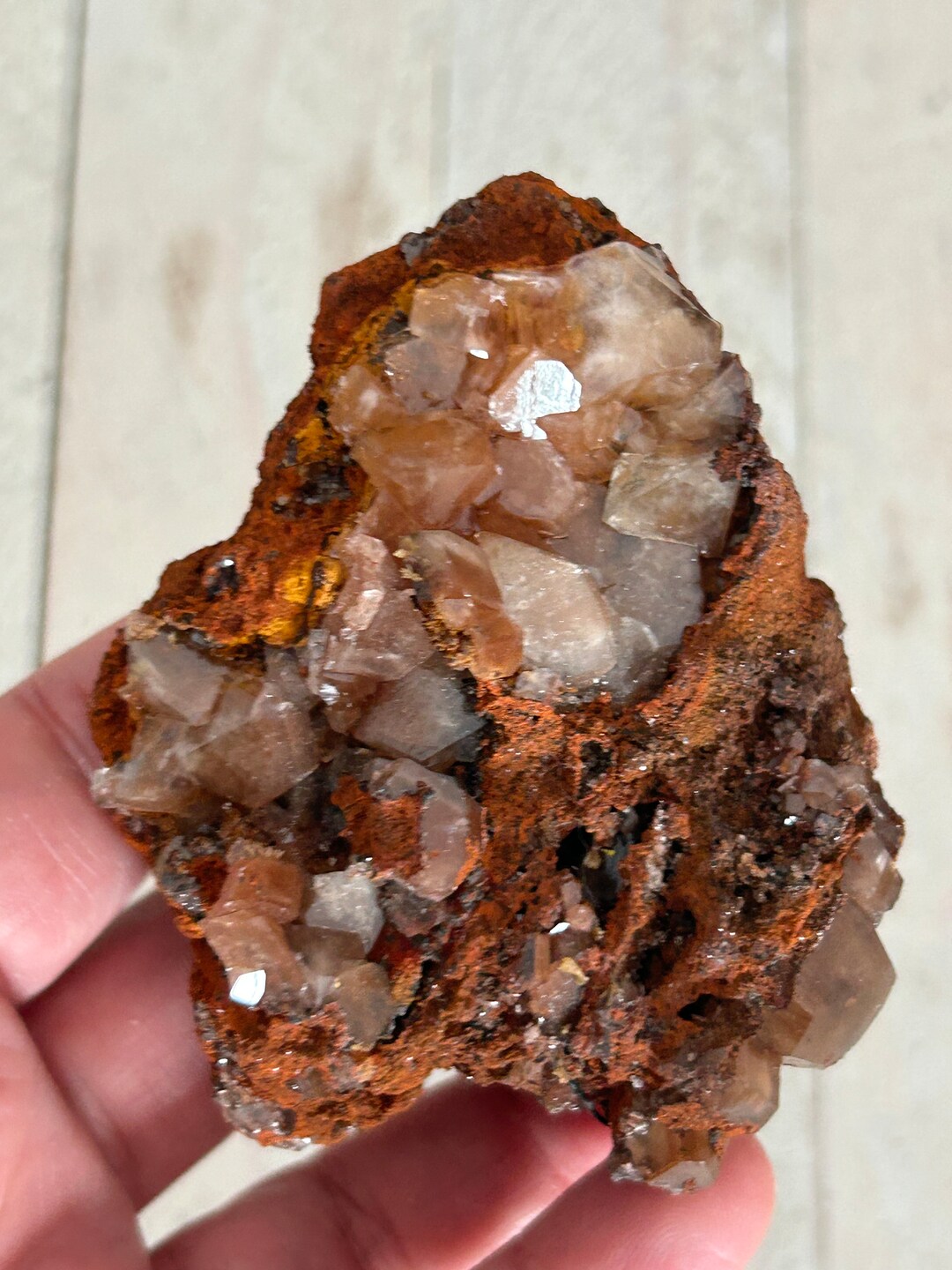Limonite and Goethite Infused Calcite From Ojuela, Mexico Box 1 - Etsy