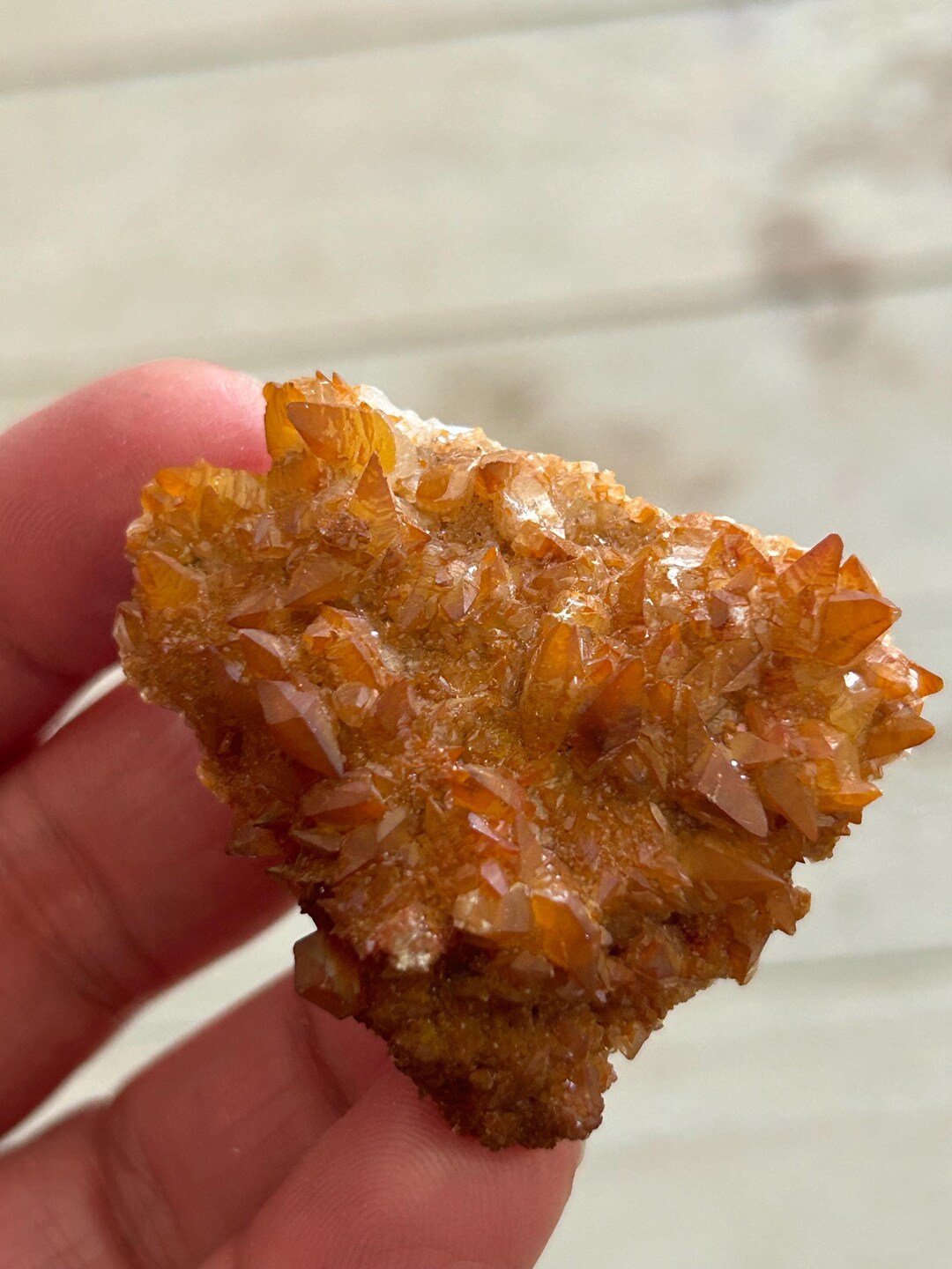 Rare Micro Hematite Coated Calcite Baby Stellar Beam Calcite ...