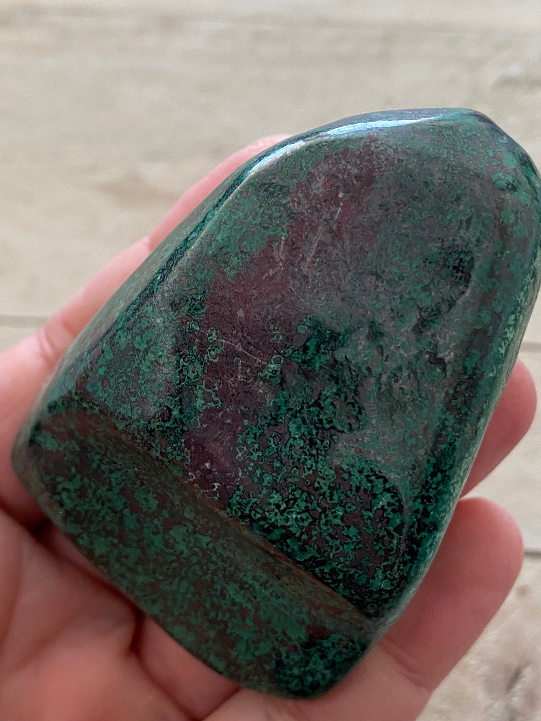 Ruby in Chrome Verdite From Zimbabwe Large Polished Ruby in Verdite Mix ...