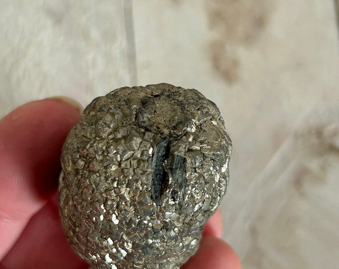 Natural Pyrite Concretion Large Pyrite Orb Pyrite Sphere Naturally ...
