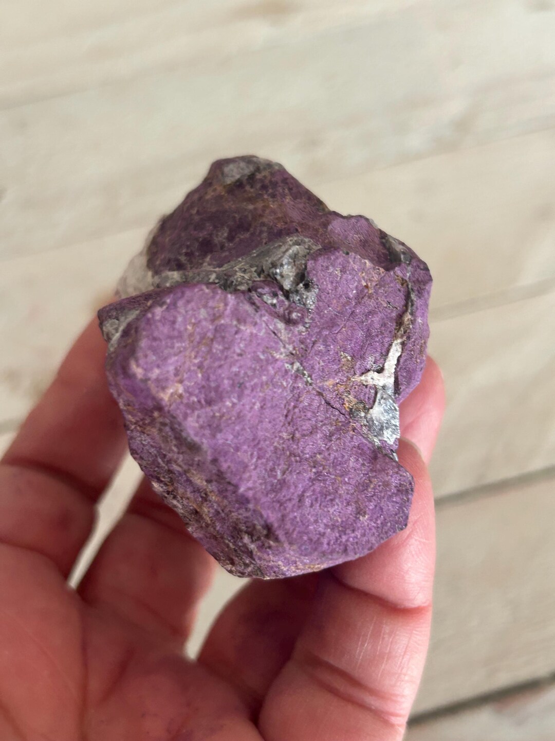 Purpurite - Metallic Purple Stone Raw From Namibia Box 10* - Etsy