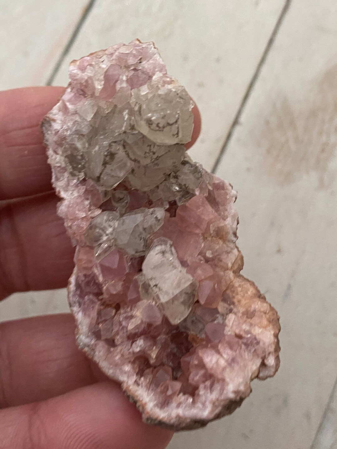Pink Amethyst Cluster Pink Amethyst Geode Pink Crystal Rose Amethyst ...