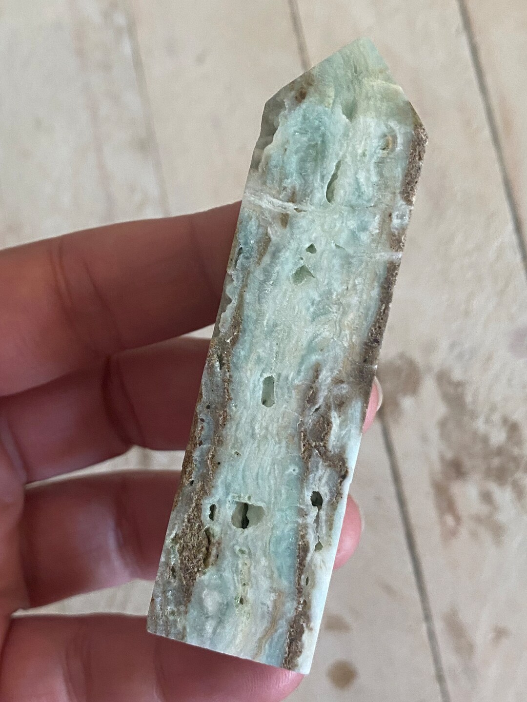 Hemimorphite Tower Blue Hemimorphite Tower Crystal Point Crystal Tower ...