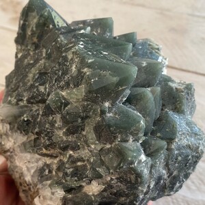 RARE Hedenbergite Prase Quartz From Inner Mongolia Green Prase Green ...
