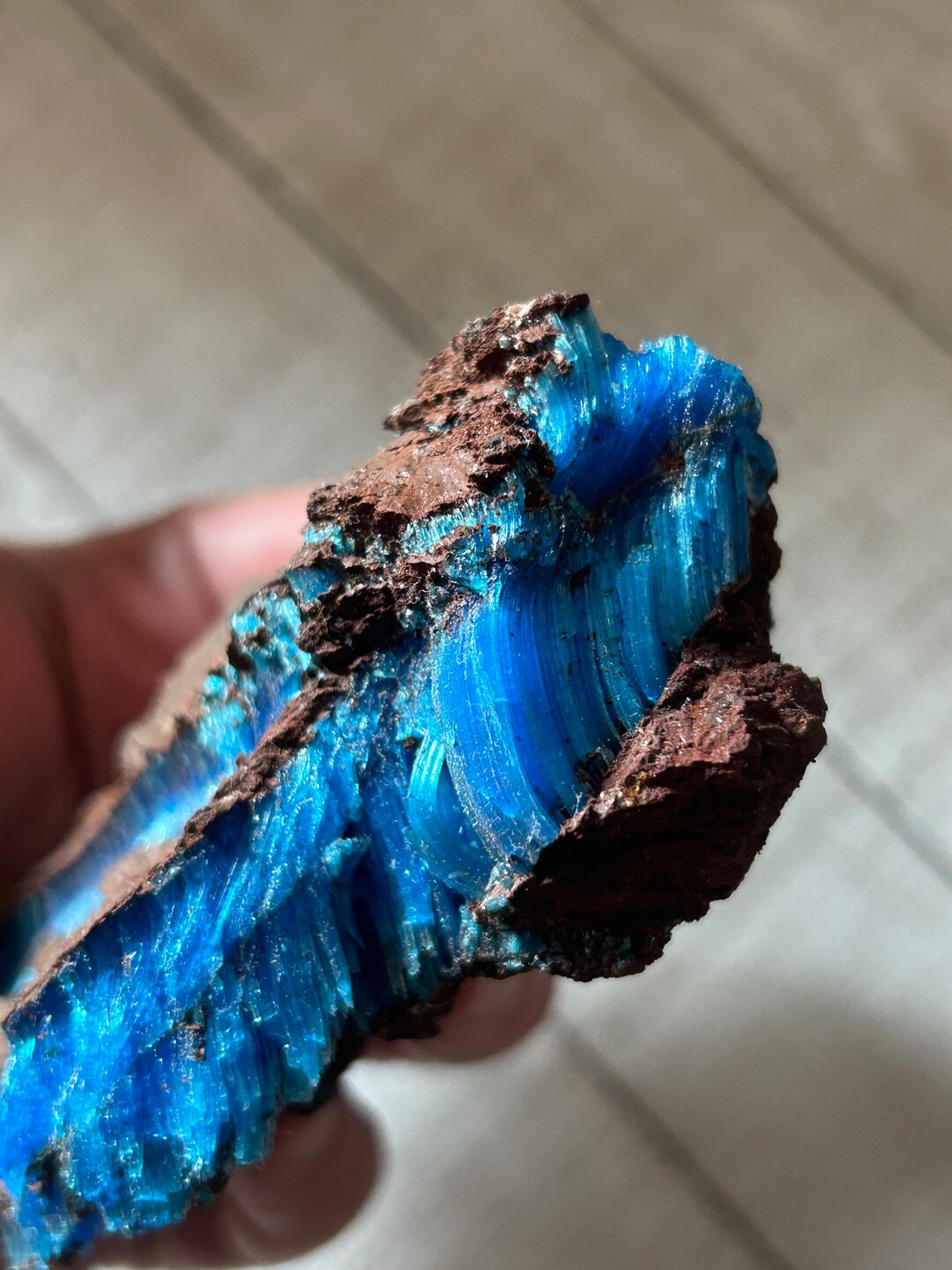 Ultra Rare NATURAL CHALCANTHITE - Planet Mine, Santa Maria, Buckskin ...