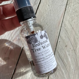 LIMITED STOCK Redwood Tree Water Organic Essential Oil Spray Organic ...