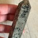 Apache Pyrite Tower Pyrite With Black Magnetite and Quartz Point Pyrite ...