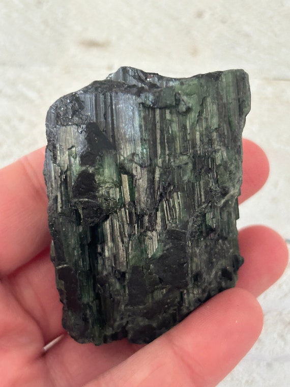 Black and green tourmaline store